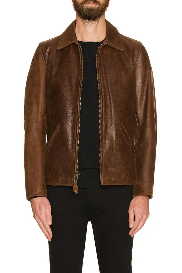 SCHOTT Waxy Buffalo Leather Sunset Jacket