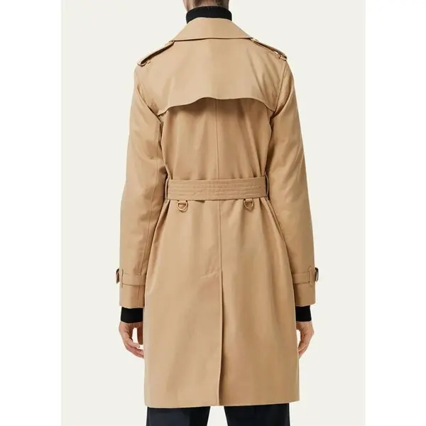 Burberry Kensington Heritage Belted Trench Coat - Honey