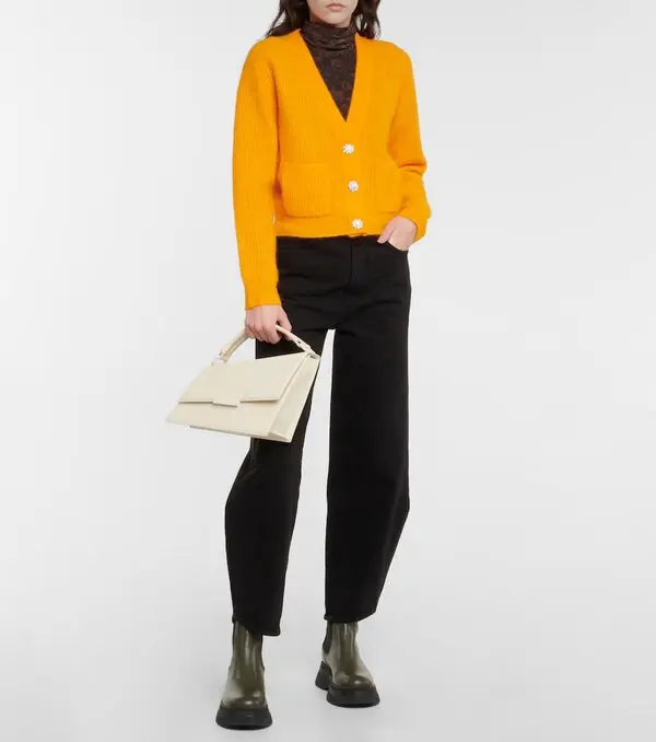 GANNI Leather Chelsea Boots