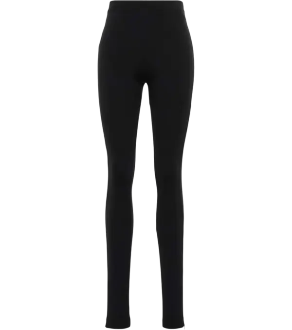 TOTEME Zip High-rise Leggings - Black