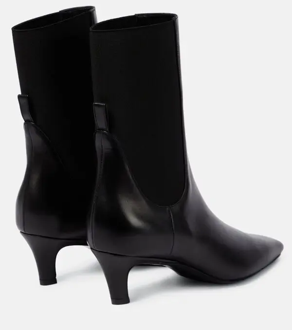 TOTEME 50 Leather Ankle Boots