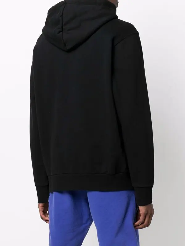 Palm Angels Las Vegas Sprayed-logo Hoodie - Black