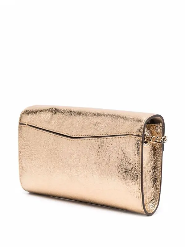 Sandro Metallic-finish Clutch Bag