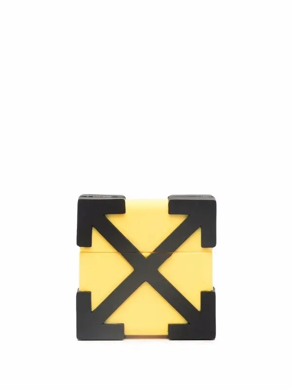 Off-White Arrow Airpods Case - Yellow