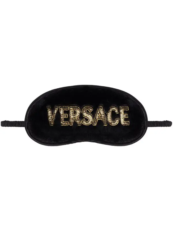 Versace Sequin-logo Sleeping Mask