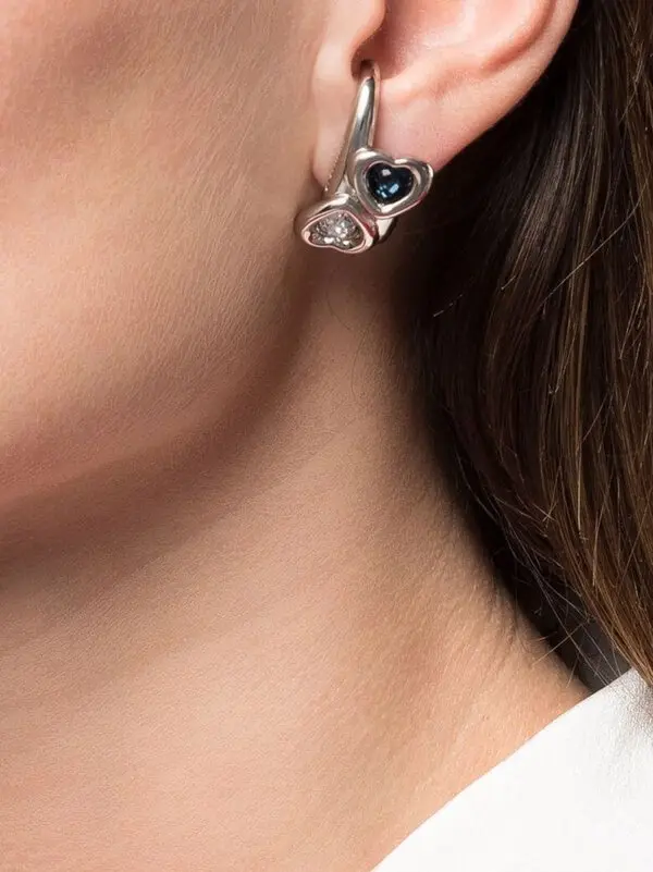 JIWINAIA Heart Charm Earrings
