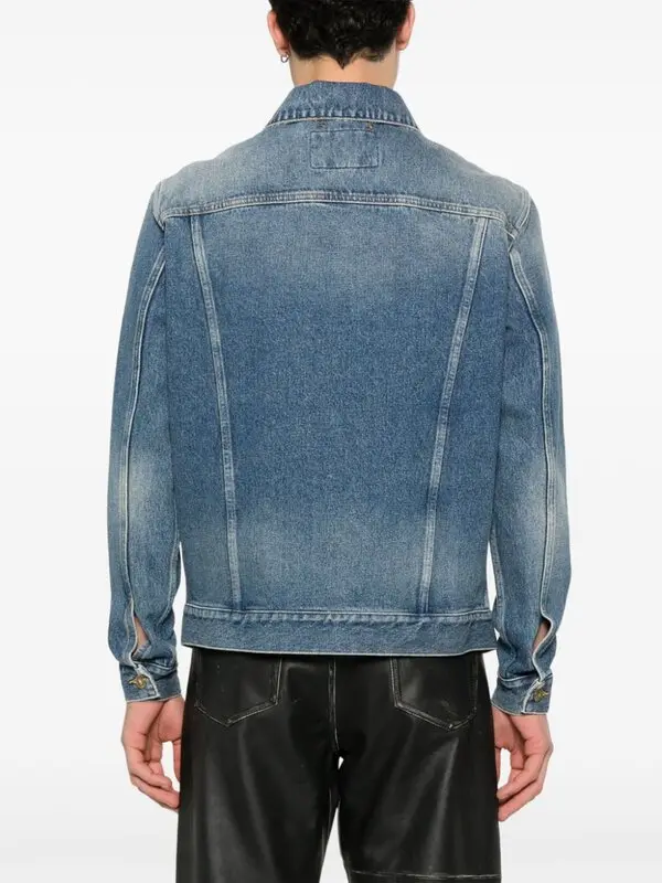 GOLDEN GOOSE Stonewashed Denim Trucker Jacket - Blue