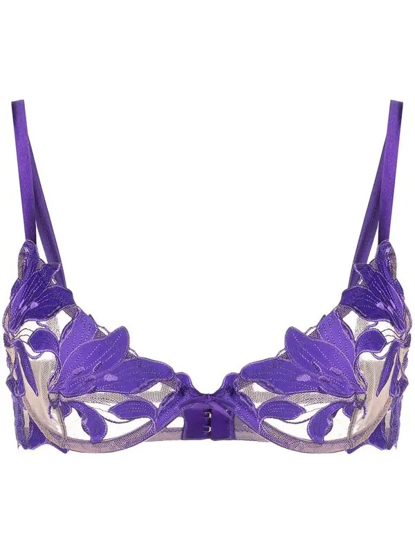FLEUR DU MAL Lily Plunge Demi Bra