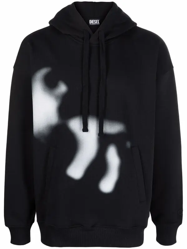 DIESEL® Graphic-print Pullover Hoodie