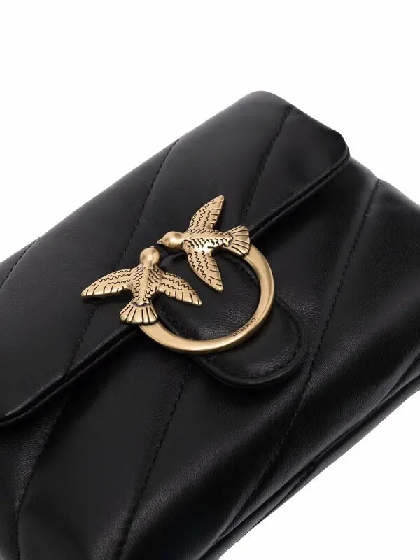 Pinko Classic Love Quilted Shoulder Bag