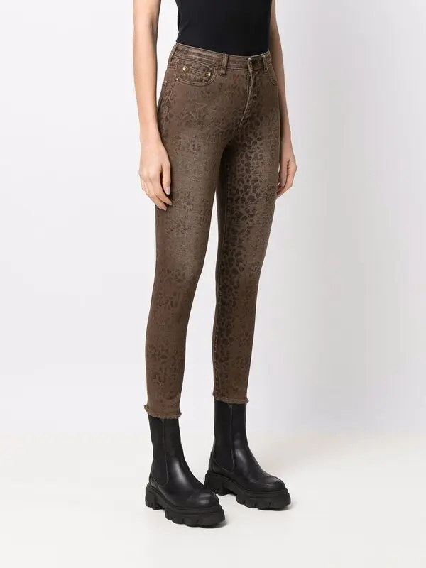 GOLDEN GOOSE Leopard-print Skinny Jeans