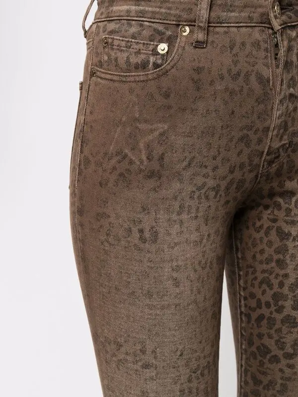 GOLDEN GOOSE Leopard-print Skinny Jeans