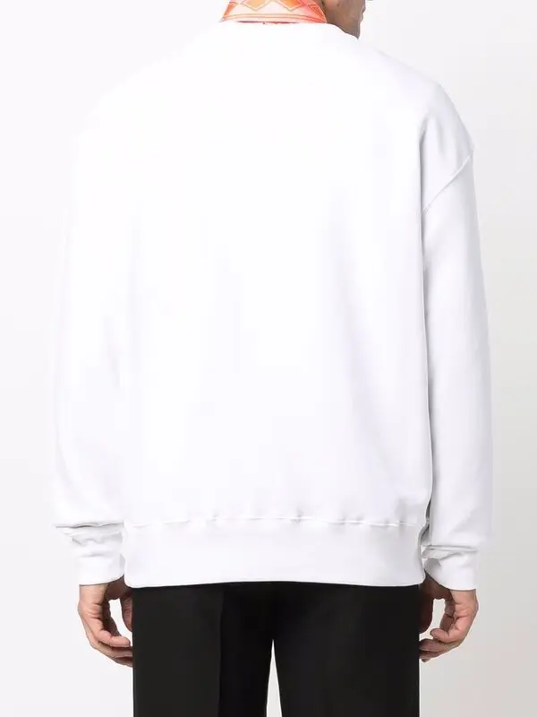 Moschino Smiley-print Organic Cotton Sweatshirt
