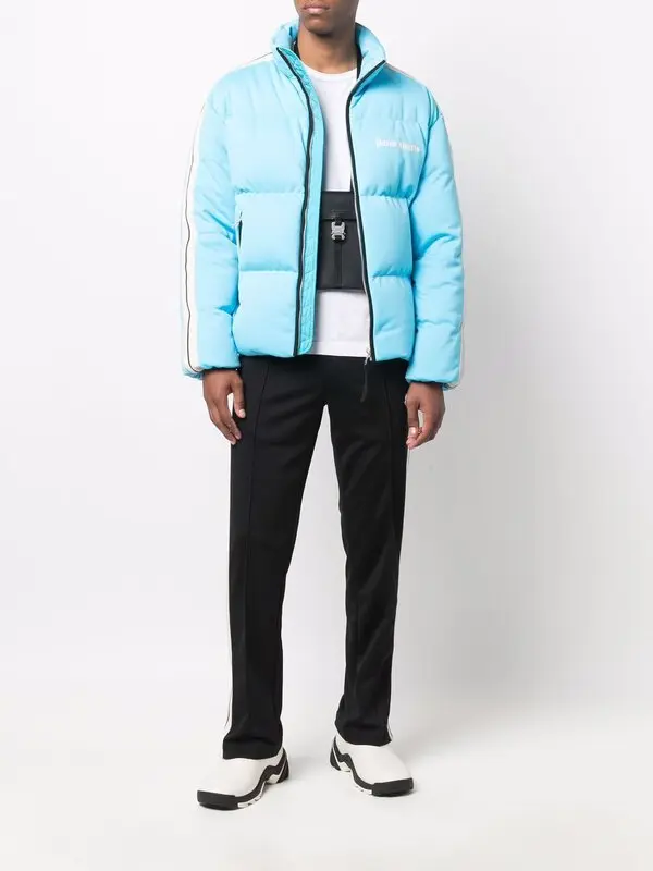 Palm Angels X 8 Moncler Rodman Puffer Jacket - Blue | Editorialist