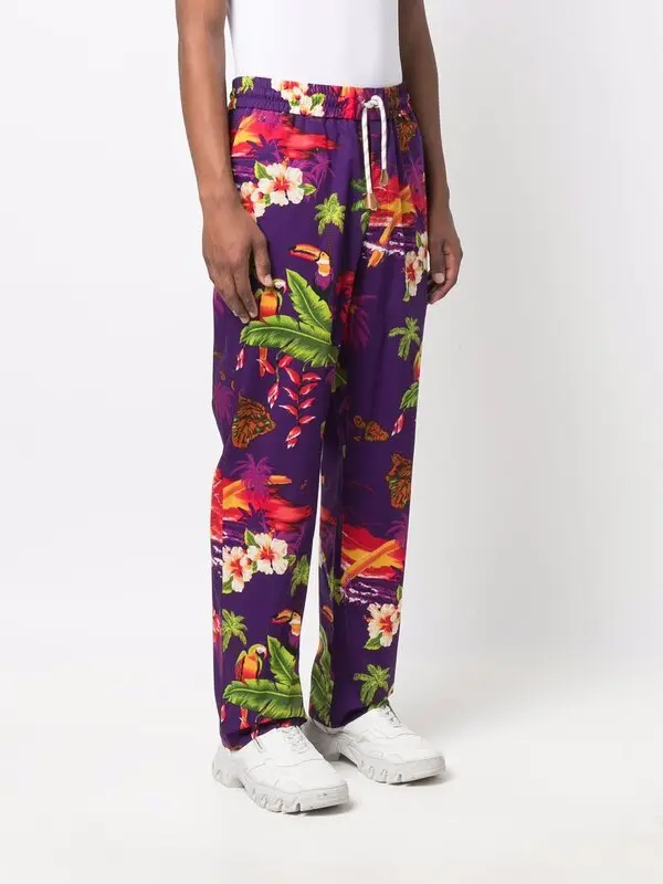 Palm Angels X Moncler All-over Floral-print Track Pants
