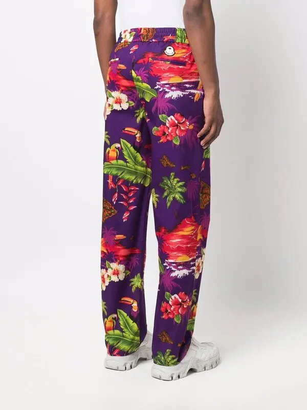 Palm Angels X Moncler All-over Floral-print Track Pants