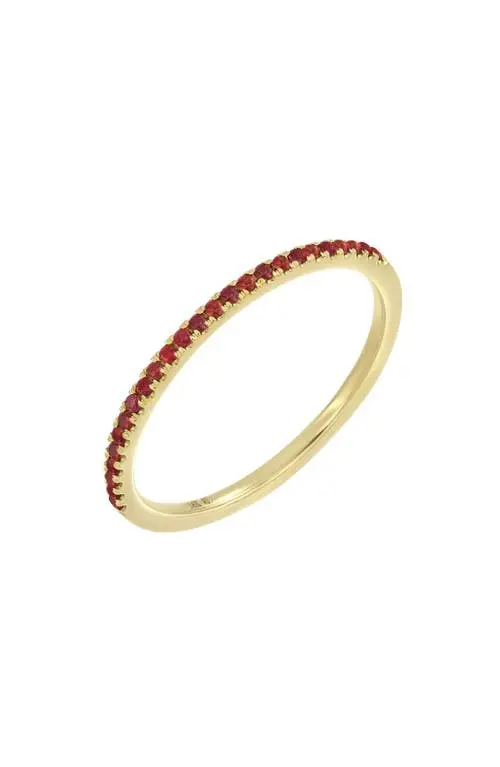 Bony Levy Stackable Sapphire Ring - 18k Yg Red Sapphire