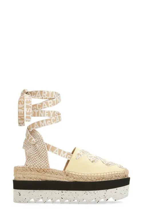 Stella McCartney Gaia Logo Espadrille - Banana