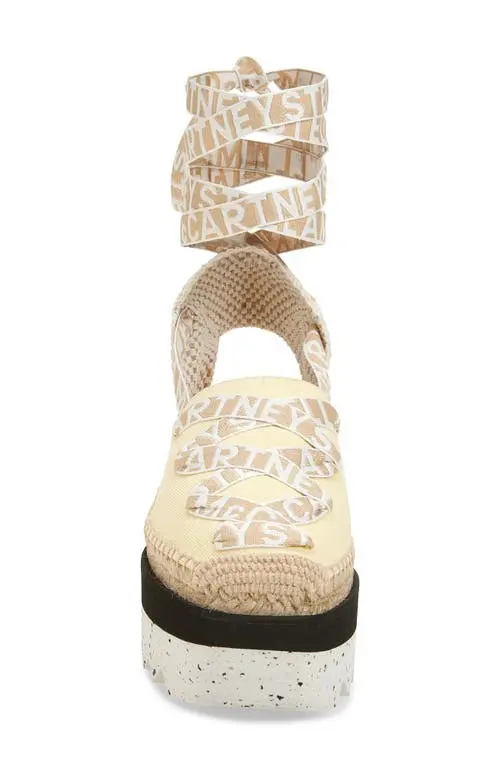 Stella McCartney Gaia Logo Espadrille - Banana