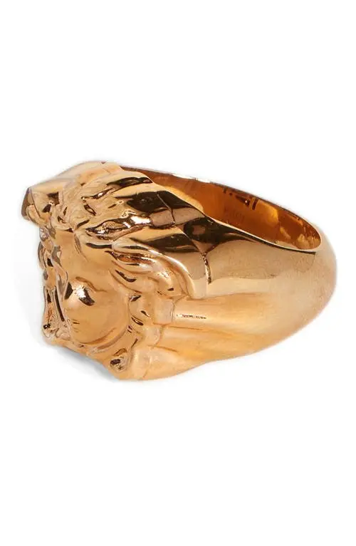 Versace Medusa Head Ring - Gold