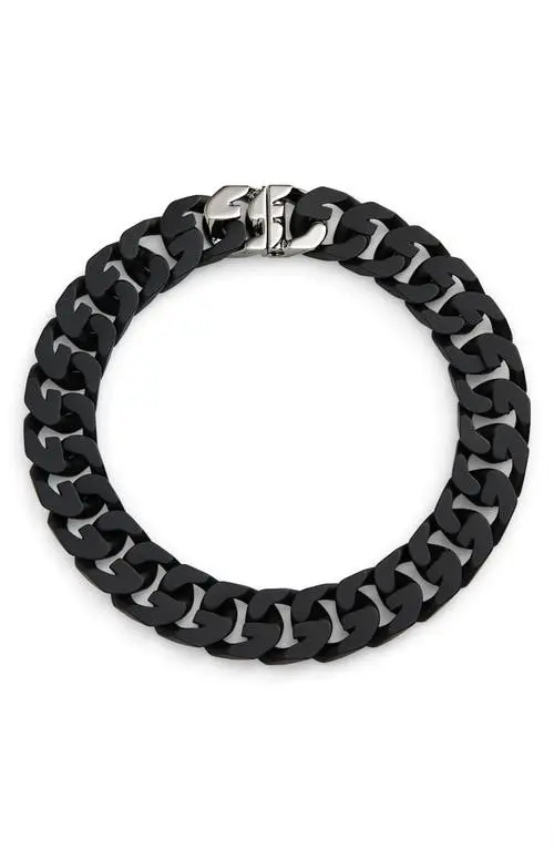 Givenchy G-chain Collar Necklace - Black