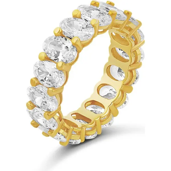 SHYMI Cubic Zirconia Eternity Band - Gold