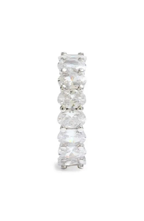 SHYMI Cubic Zirconia Eternity Band - Silver