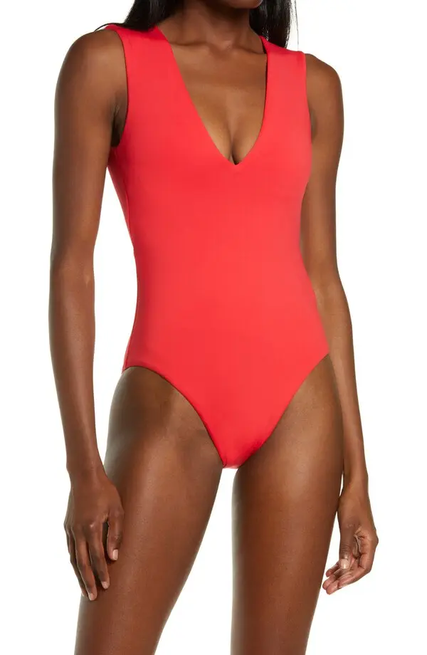 Seafolly Cutout Recycled Polyester One-piece Swimsuit