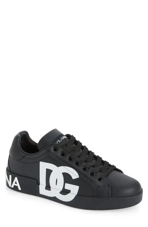 Dolce & Gabbana Portofino Leather Sneakers