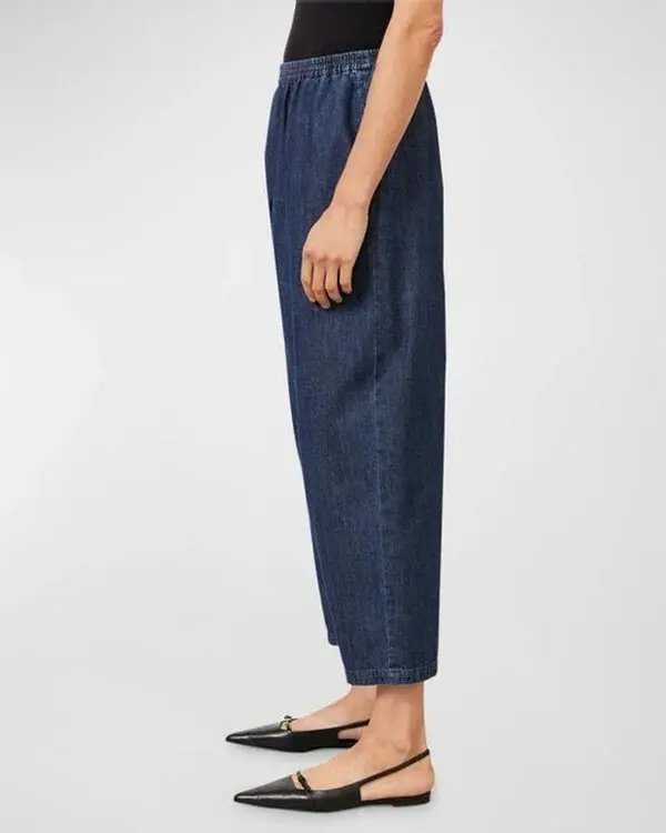 Eskandar Denim Japanese Trousers