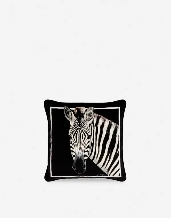 Dolce & Gabbana Velvet Cushion Small - Multicolor