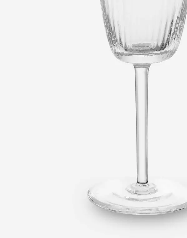 Dolce & Gabbana Hand-blown Murano White Wine Glass - Multicolor