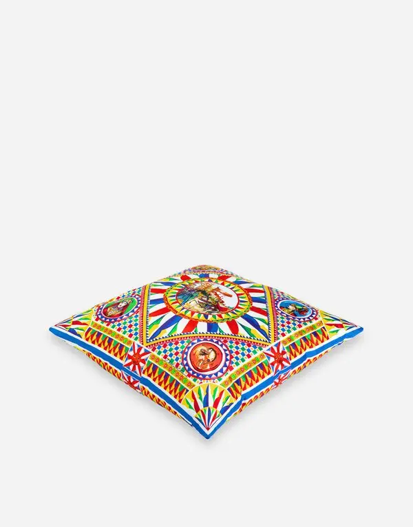 Dolce & Gabbana Duchesse Cotton Cushion Medium - Multicolor