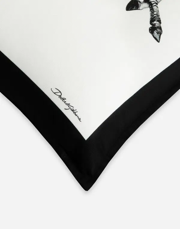 Dolce & Gabbana Canvas Cushion Small