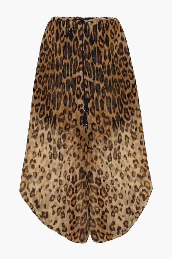 Etro Leopard-print Silk-chiffon Culottes