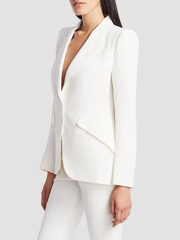 Alexander McQueen Tailored Peak-lapel Jacket - Ivory