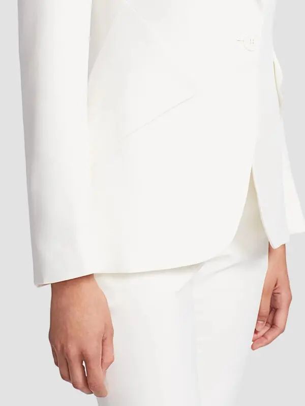 Alexander McQueen Tailored Peak-lapel Jacket - Ivory