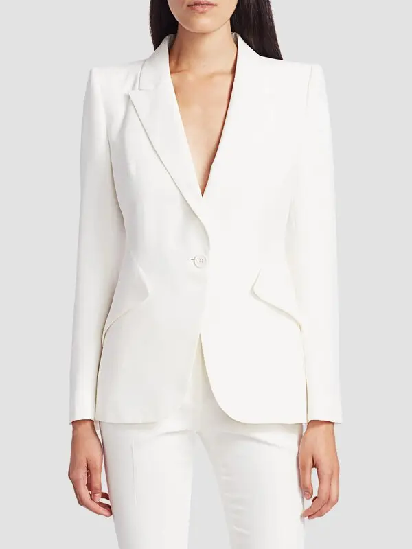 Alexander McQueen Tailored Peak-lapel Jacket - Ivory