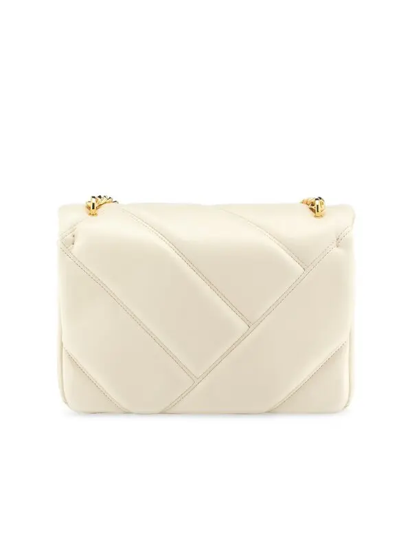 BVLGARI Serpenti Cabochon Matelassé Leather Mini Bag - Ivory Opal