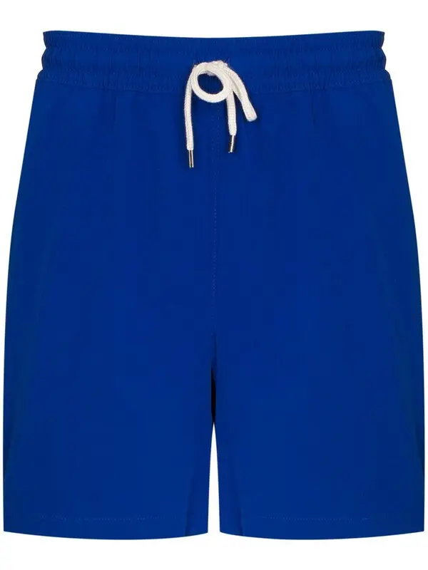 Ralph Lauren Logo-embroidered Swim Shorts - Blue