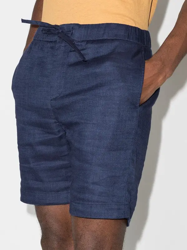 Frescobol Carioca Felipe Drawstring Shorts - Blue