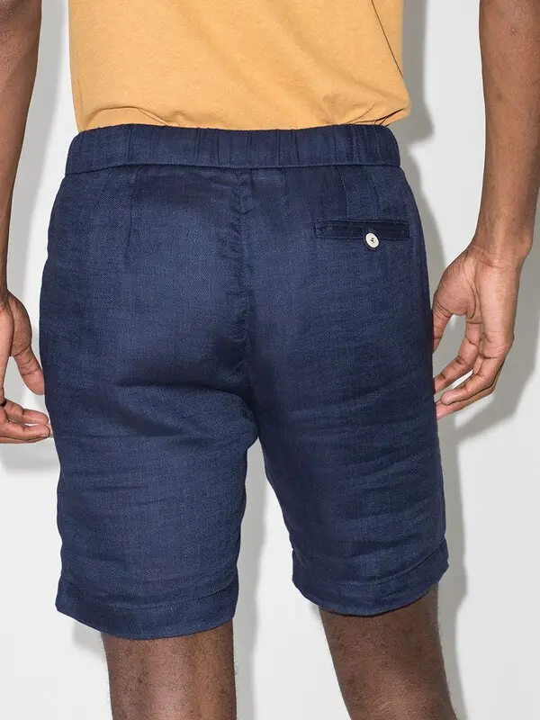 Frescobol Carioca Felipe Drawstring Shorts - Blue