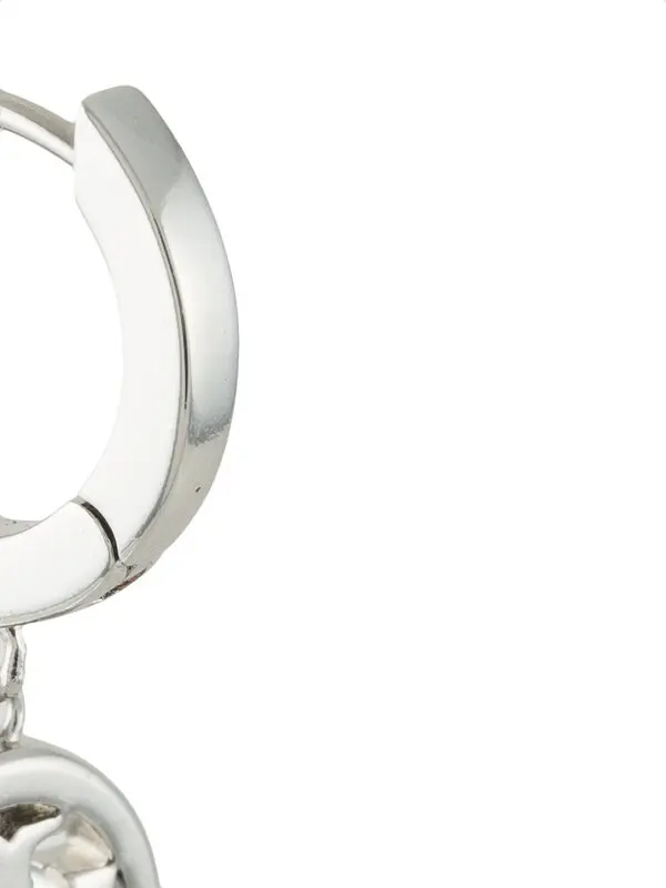 Tory Burch Icon Pavé Hoop Earrings