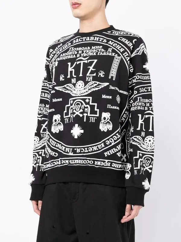 KTZ Graphic Print Sweatshirt