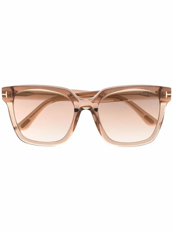 TOM FORD Selby Square-frame Sunglasses - Brown