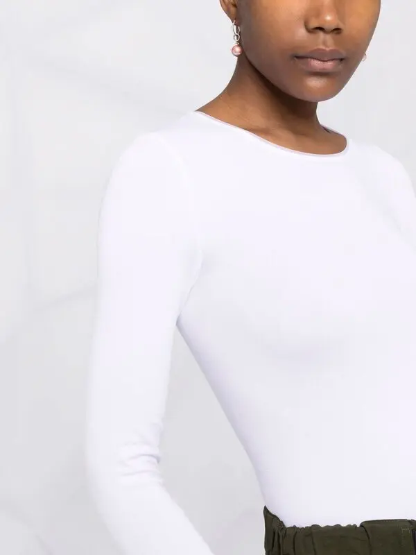 Wolford Berlin Long-sleeve Bodysuit - White