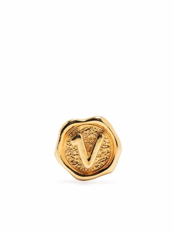 MARIA BLACK Pop V Coin Pendant - Gold