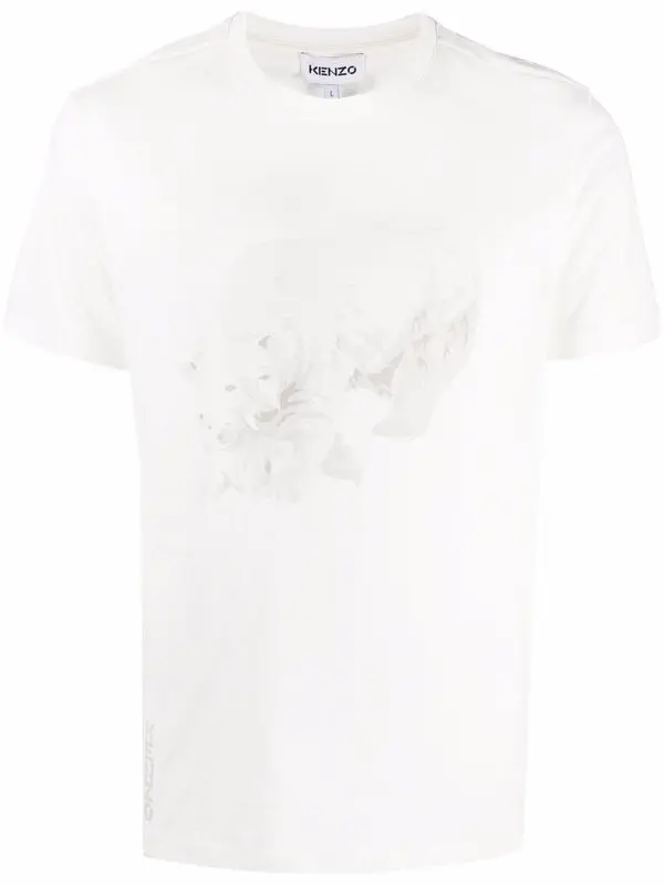 Kenzo Polar Bear Cotton T-Shirt White Editorialist