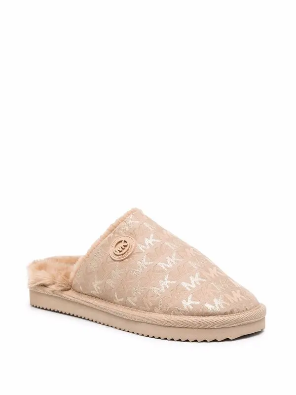 Michael Kors Janis Monogram Slippers