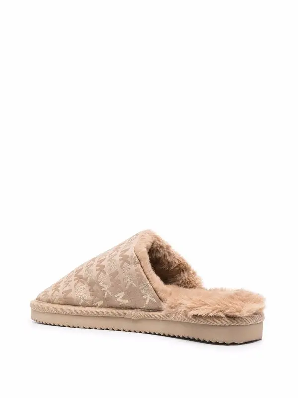 Michael Kors Janis Monogram Slippers